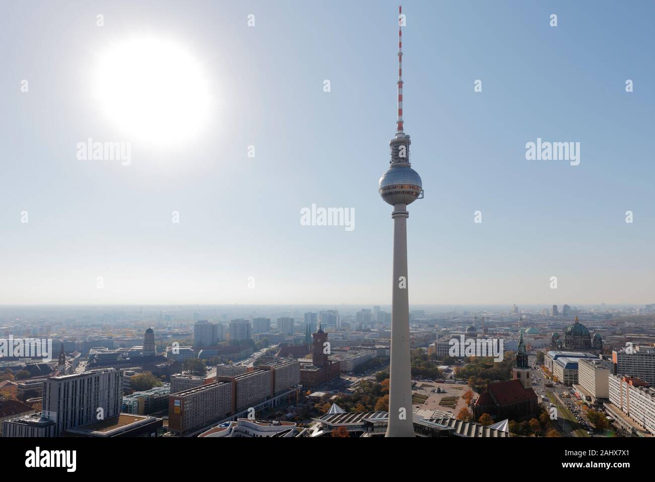 Aerial view television tower in hi-res stock photography and images - Alamy