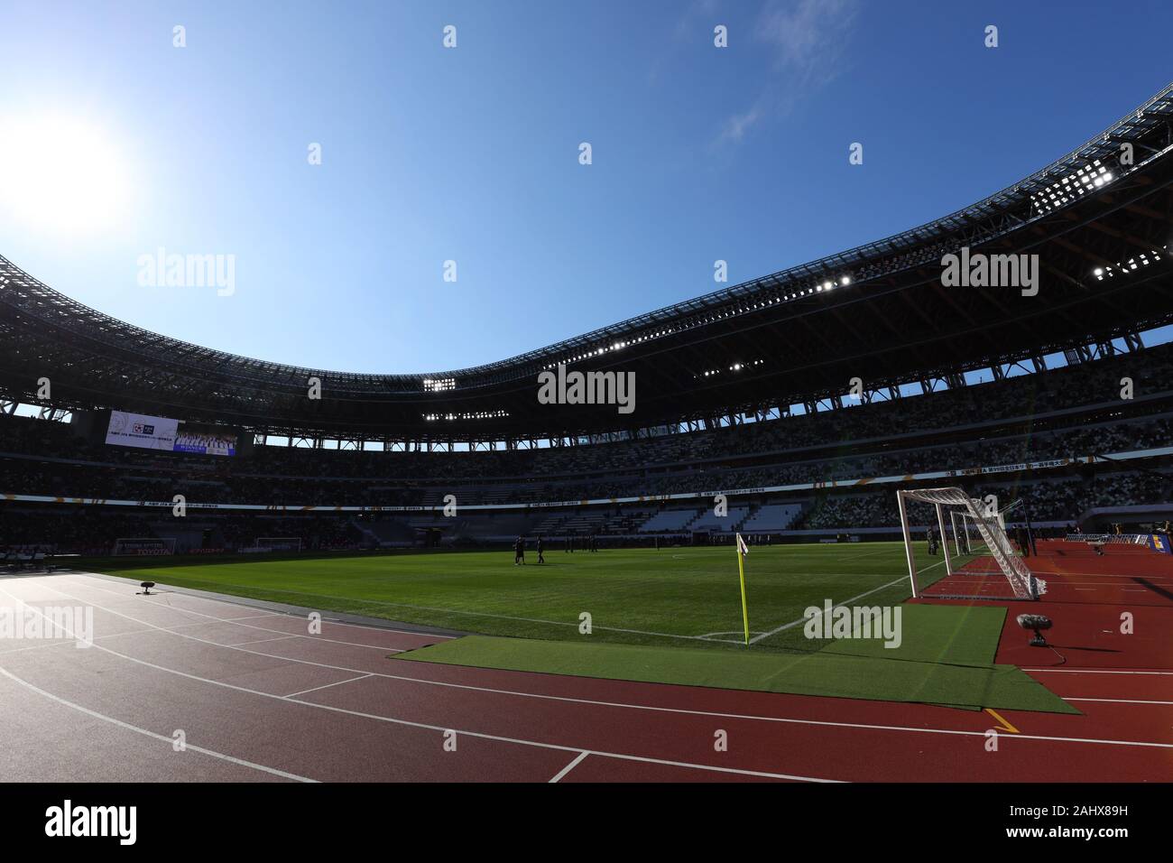 Tokyo, Japan. 1st Jan, 2020. The New National Stadium Football/Soccer ...