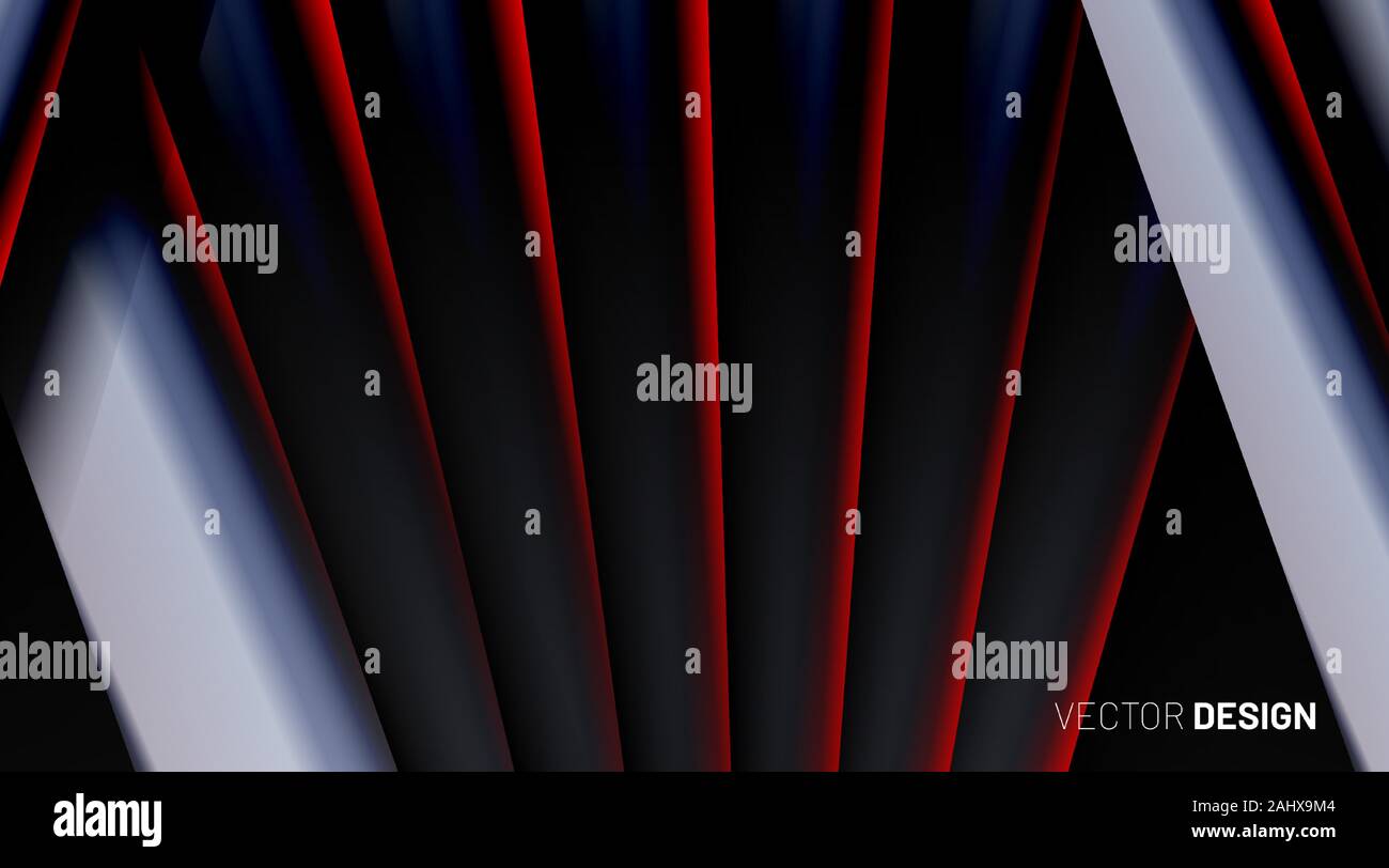 abstract vector background. rectangle shape overlapping. 3d design technology Stock Vector Image ...