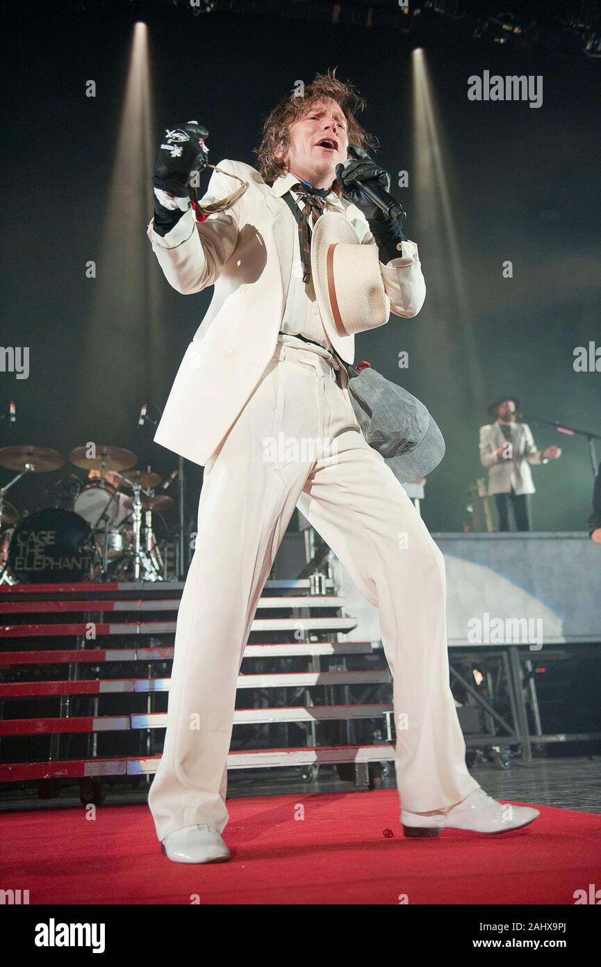 Singer matt shultz cage elephant hi-res stock photography and images ...