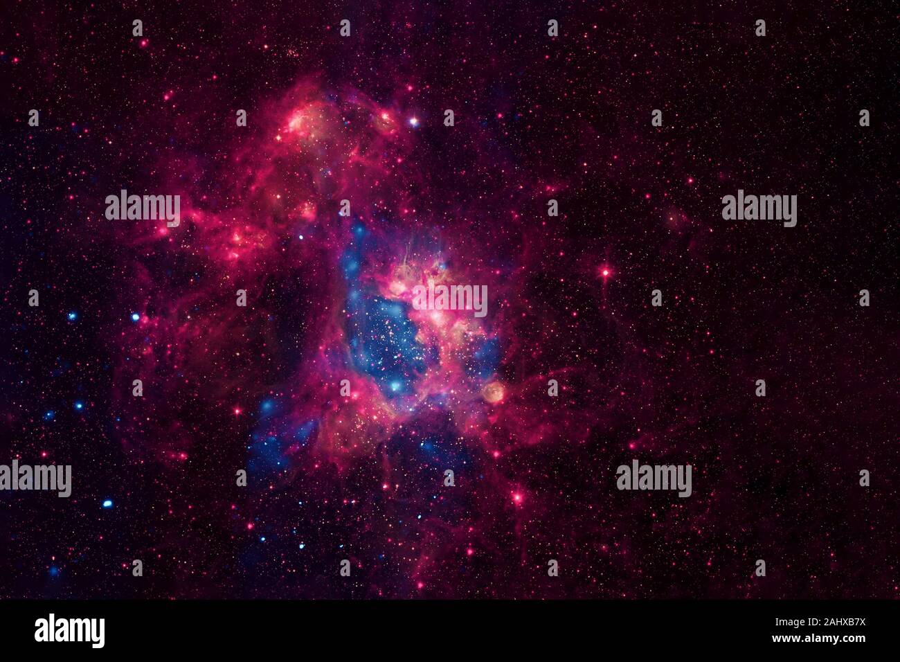 Beautiful, deep space. In pink and blue tones.Elements of this image ...