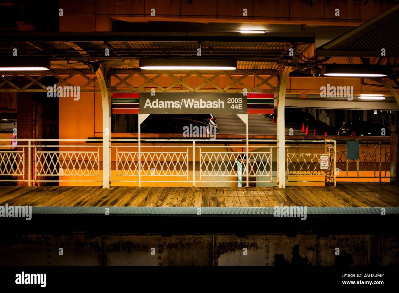 Chicago CTA station Stock Photo - Alamy