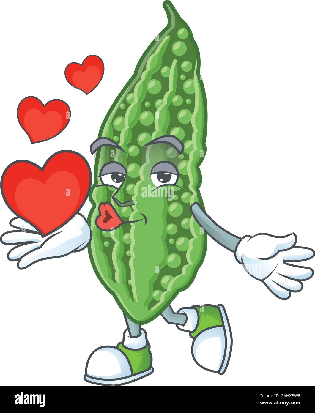Bitter Gourd Cartoon