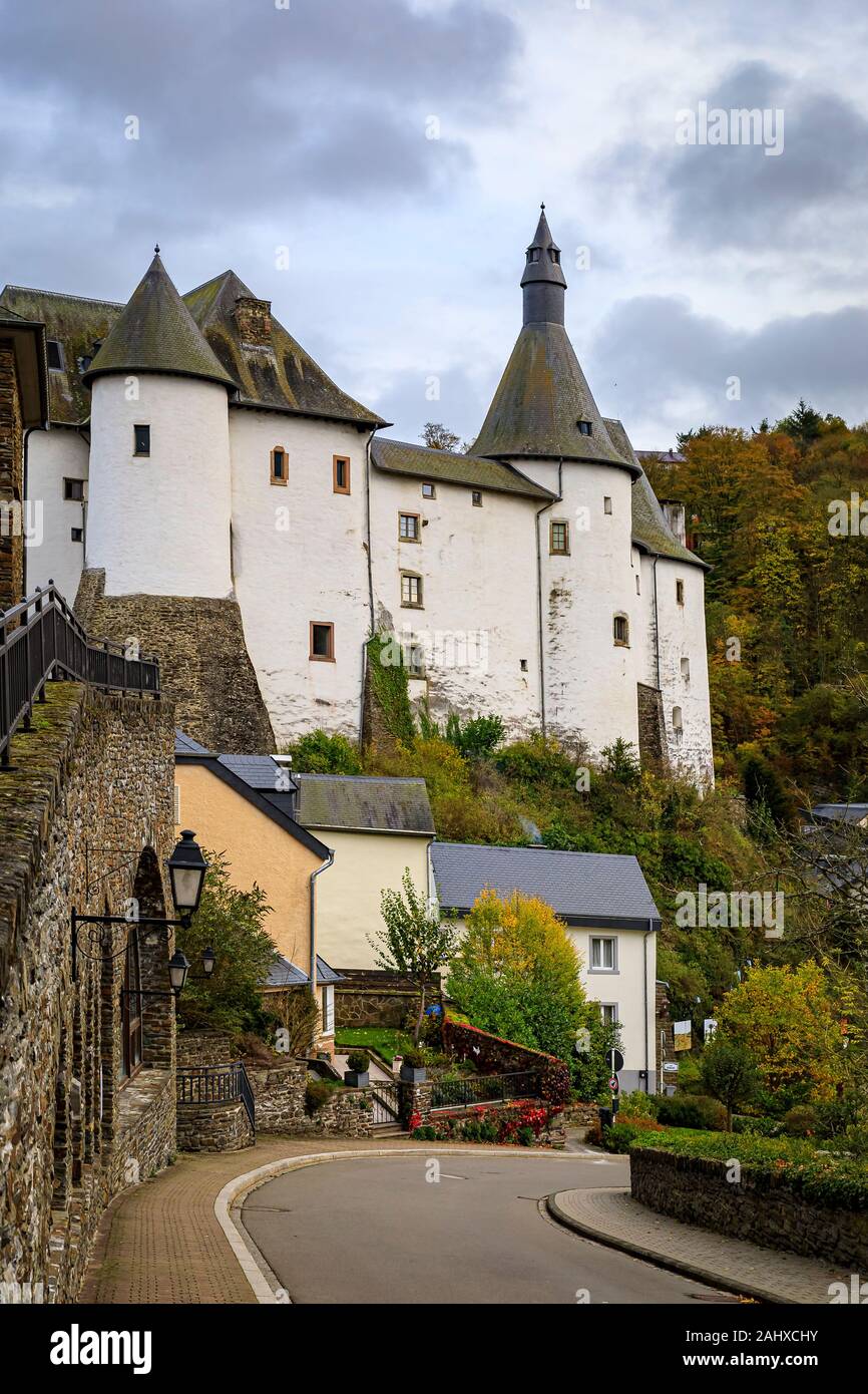 Medieval Clervaux Castle in Luxembourg, dating back to the 12th century ...