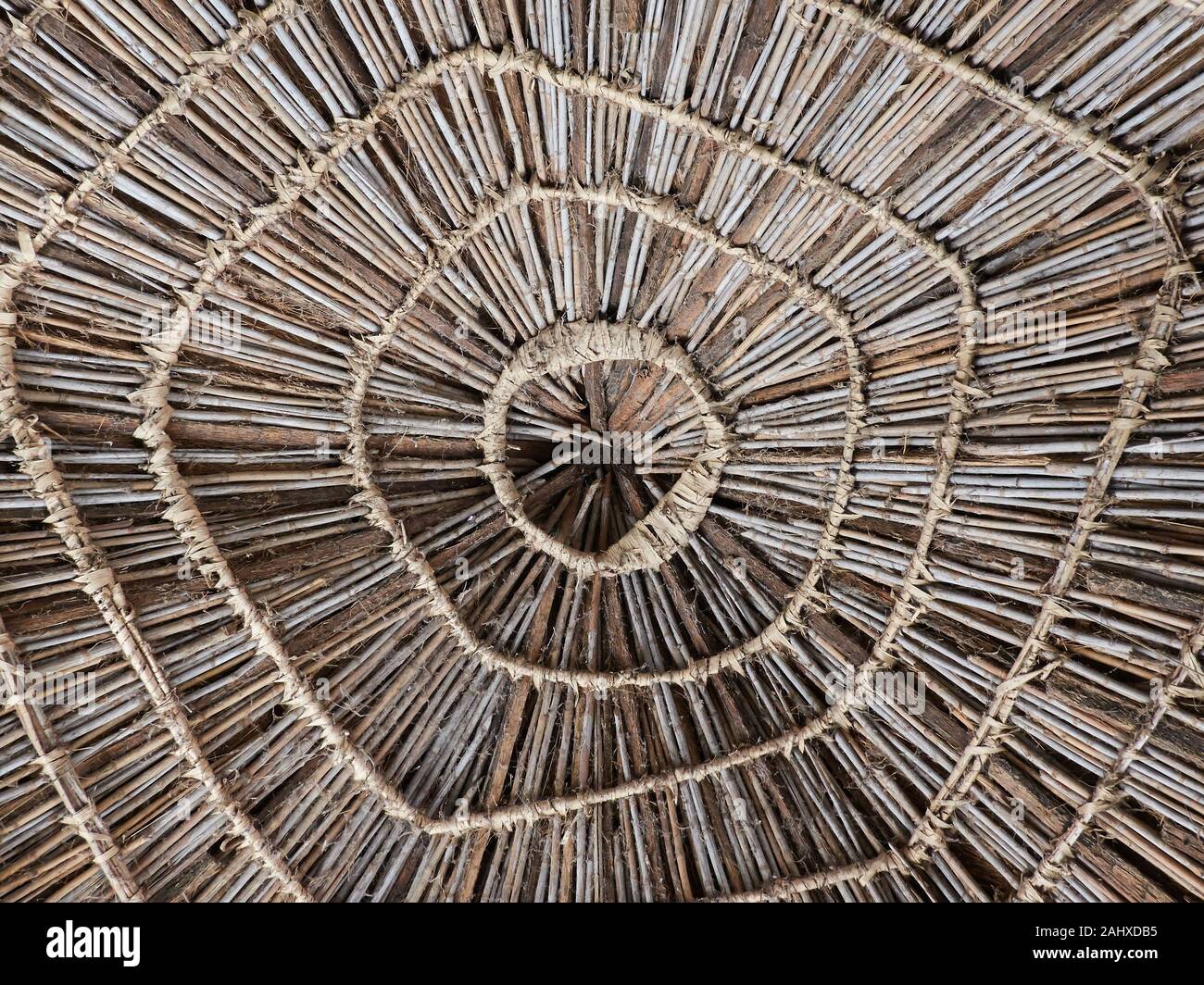 Inside of a roof of a house in Senegal, Africa Stock Photo - Alamy