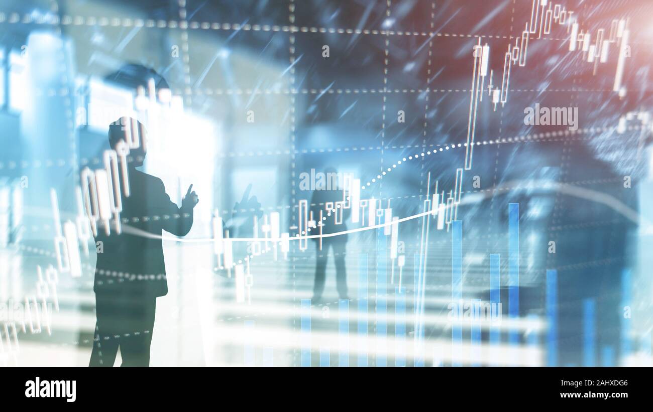 Forex trading, Financial market, Investment concept on business center ...