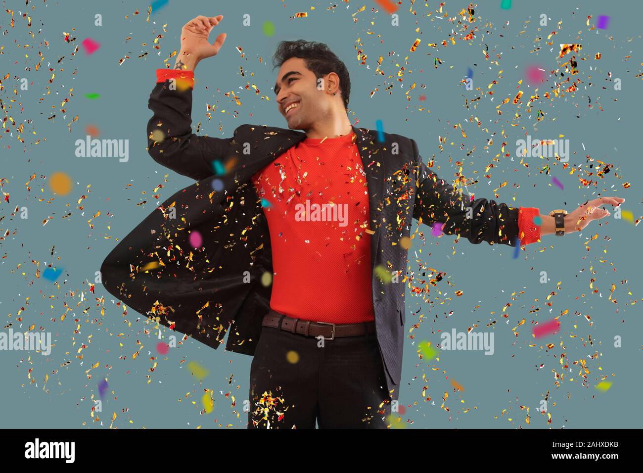 One person dancing party hi-res stock photography and images - Alamy