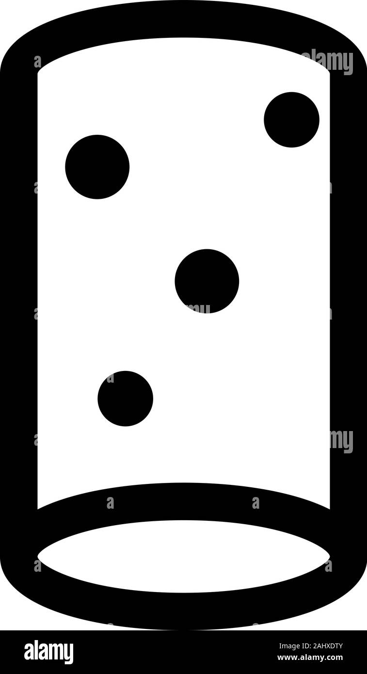 Wine cork icon vector. Isolated contour symbol illustration Stock ...