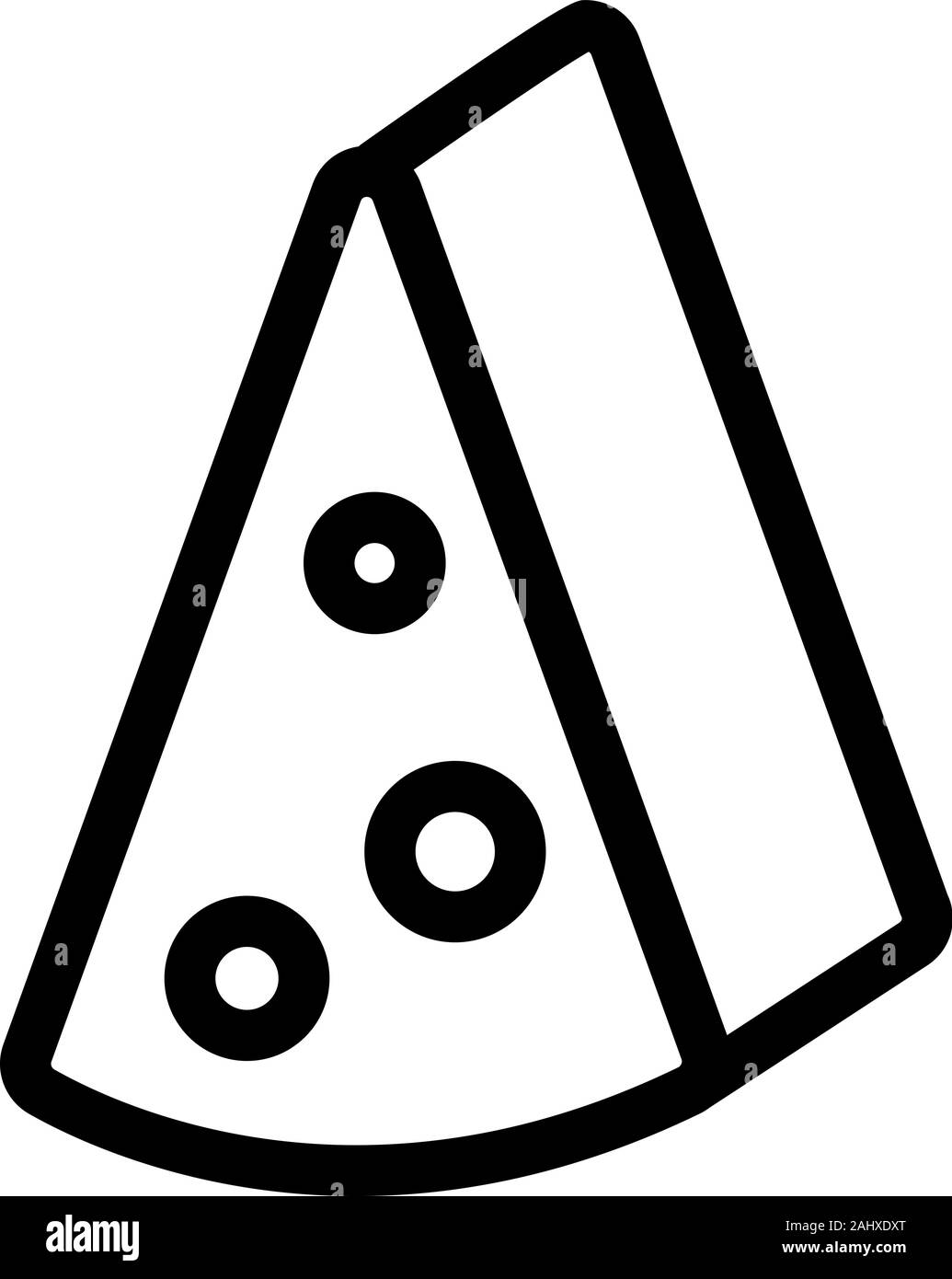 cheese icon vector. Isolated contour symbol illustration Stock Vector ...