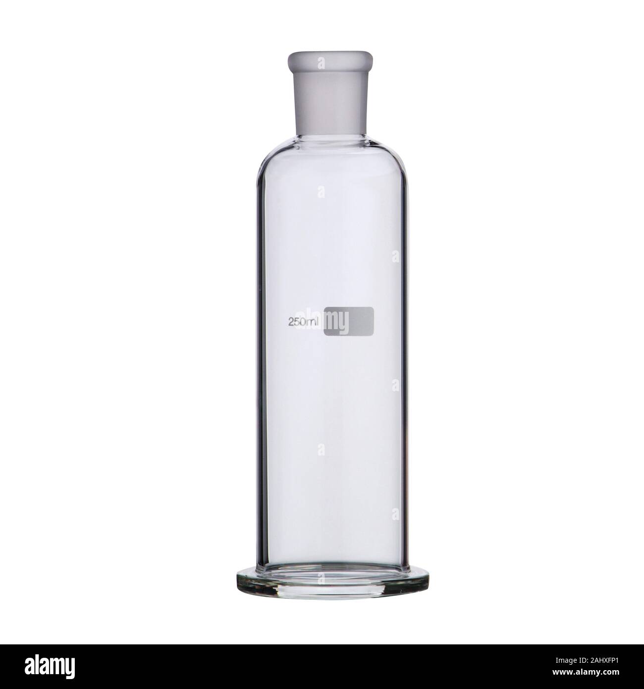 lab or Empty Flask isolated on a white background Stock Photo - Alamy