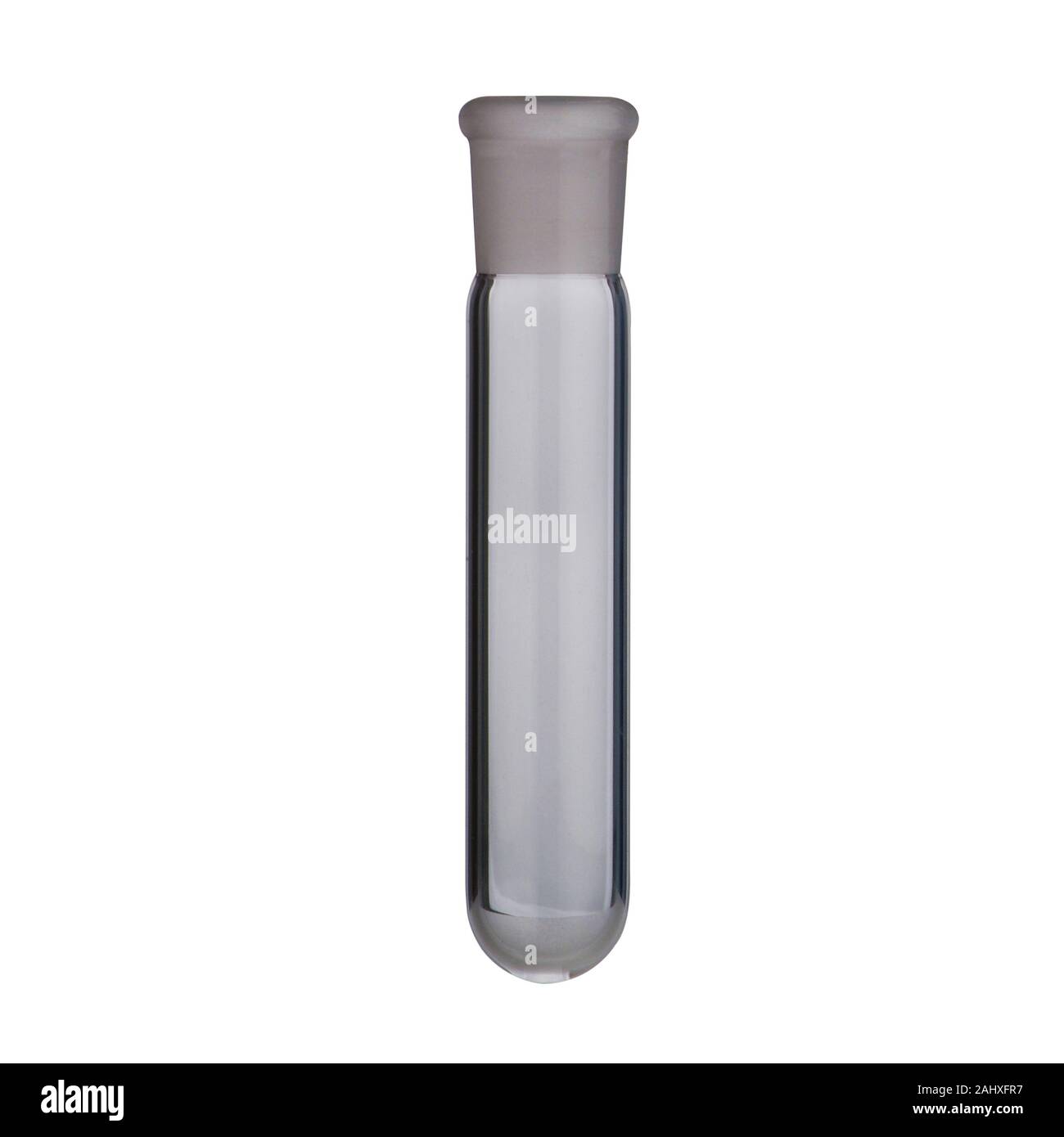 lab or Empty Test Tubes isolated on a white background Stock Photo - Alamy