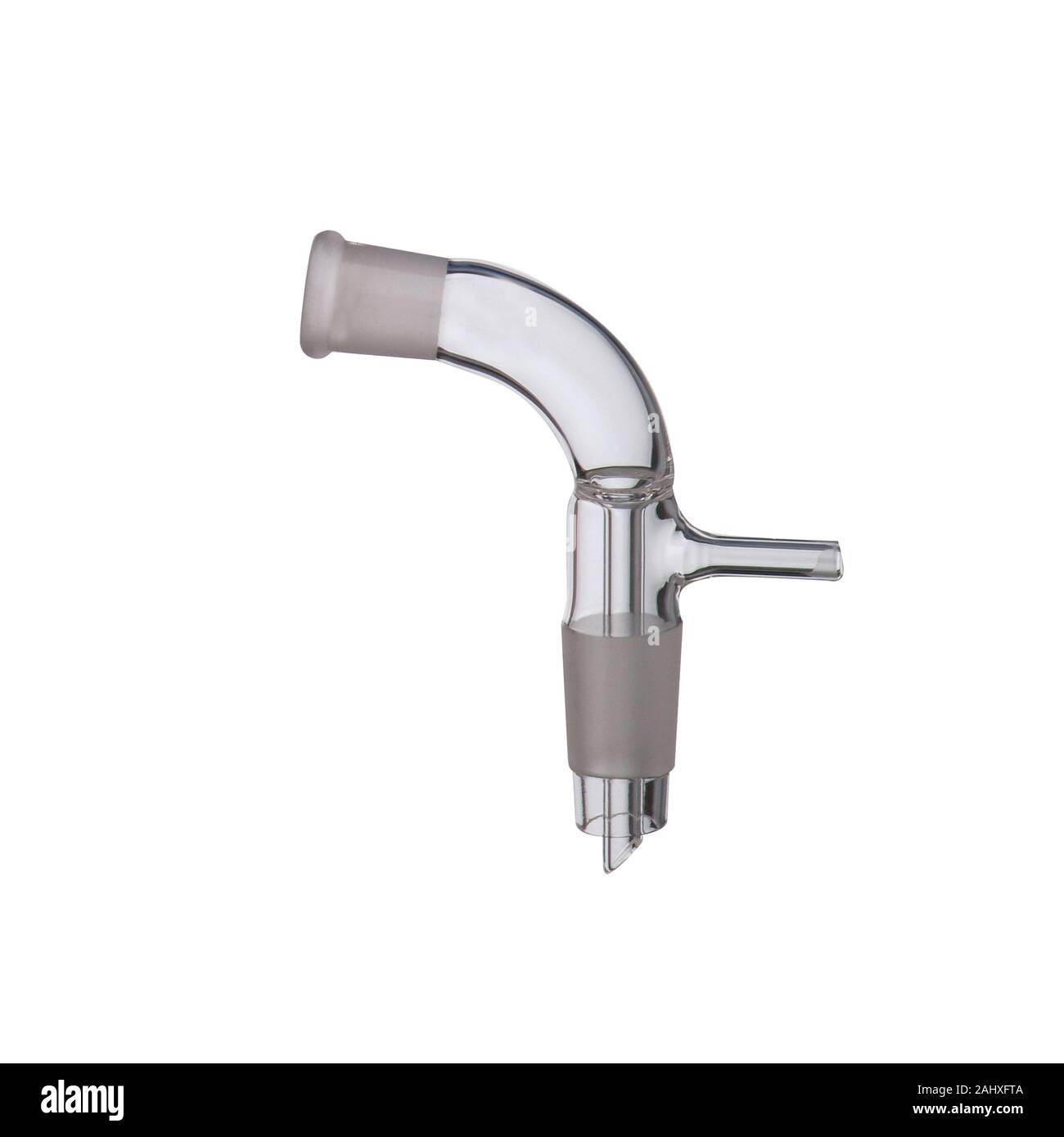 lab or Empty Adapter for chemistry laboratory isolated on a white ...