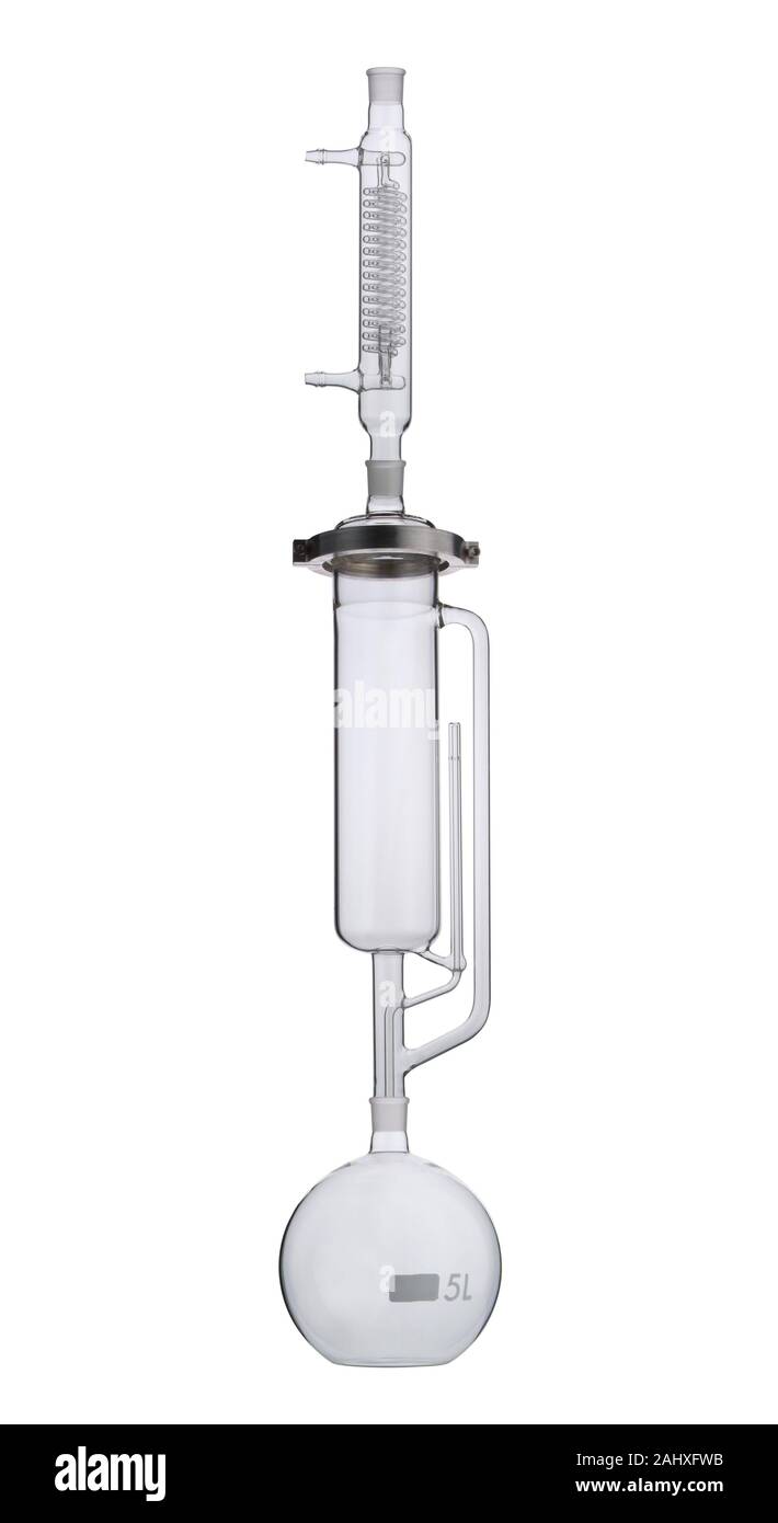 lab or Empty extractors for chemistry laboratory isolated Stock Photo ...