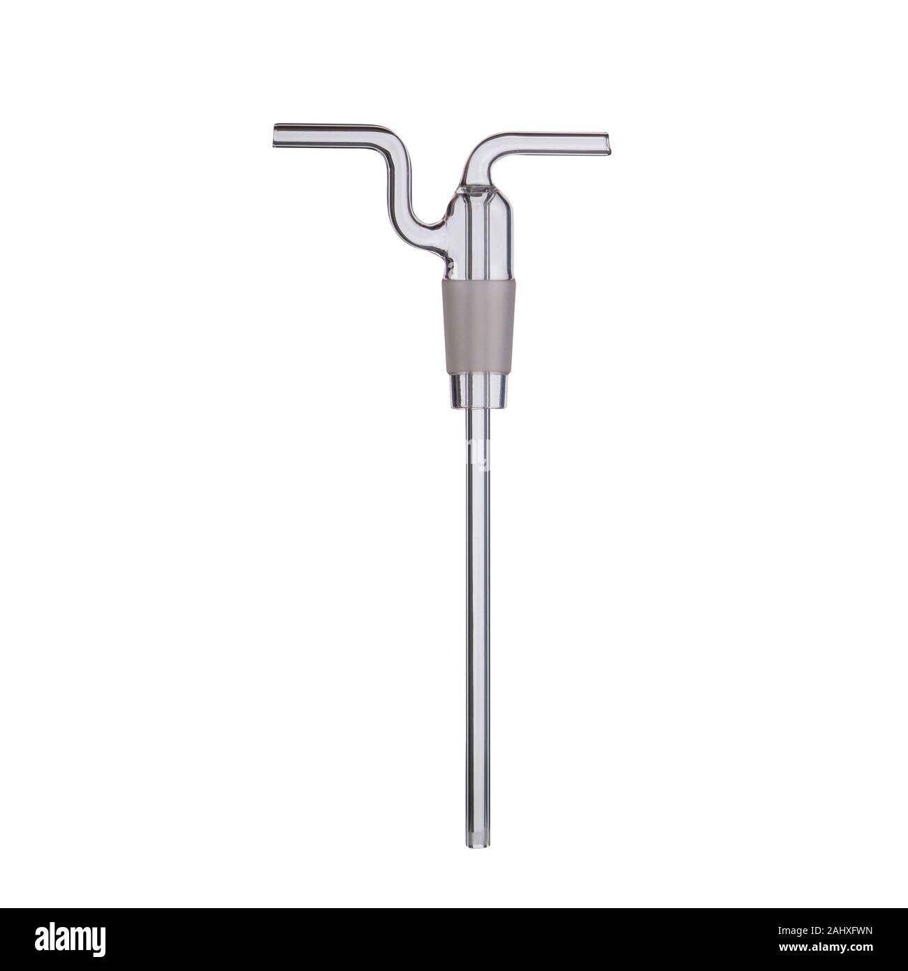 lab or Empty Adapter for chemistry laboratory isolated on a white ...