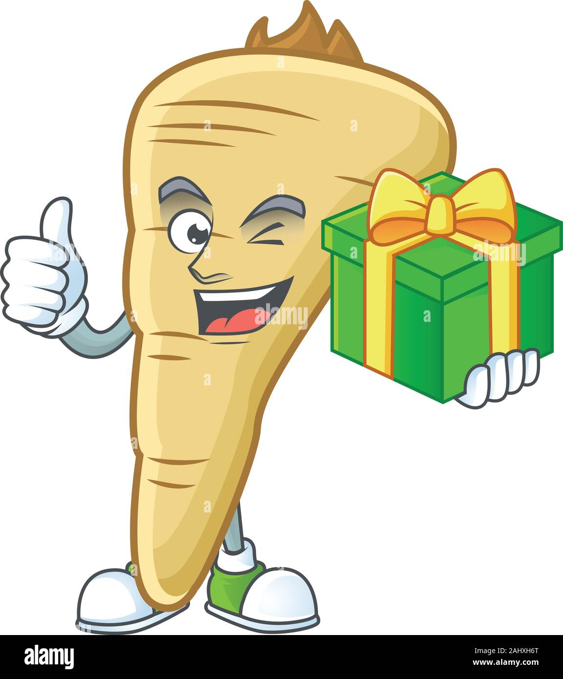 Parsnip leaves root Cut Out Stock Images & Pictures - Alamy
