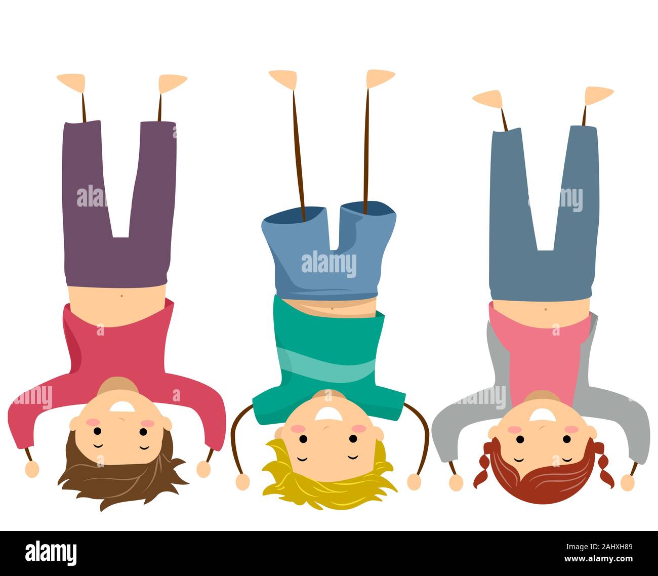 Headstand Clipart