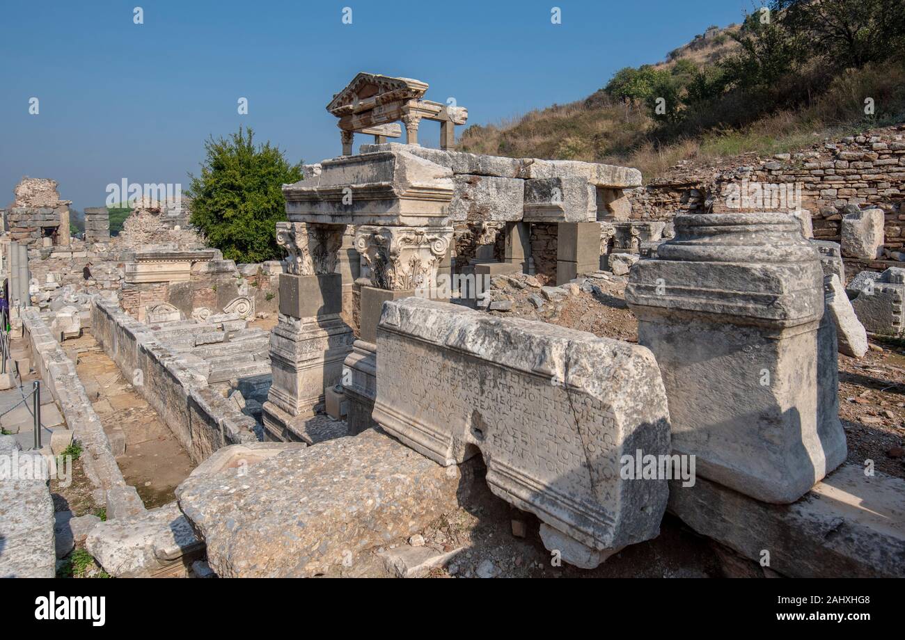 Ephesus, Selcuk Izmir, Turkey - The ancient city of Efes. The UNESCO ...