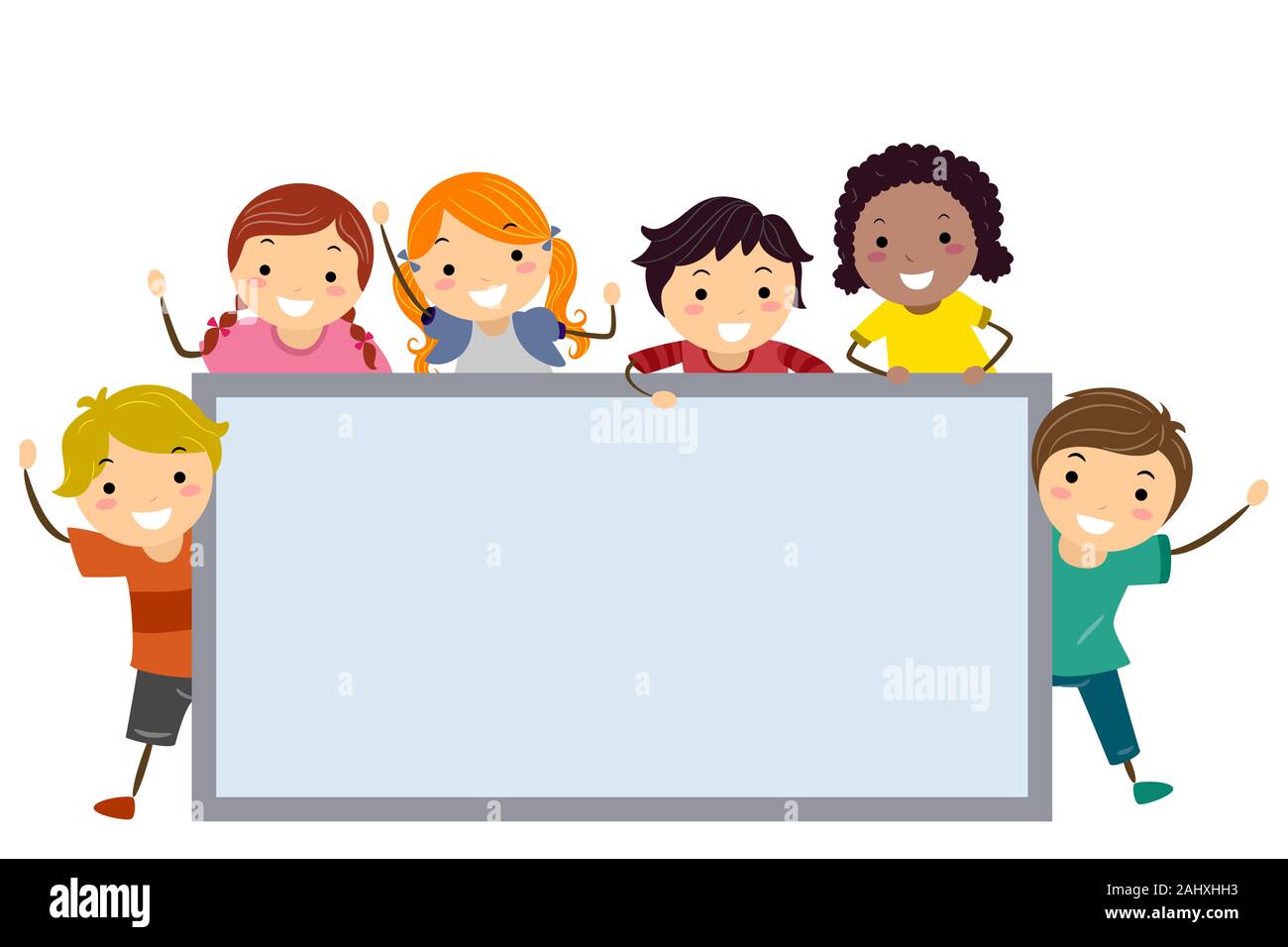 Stickman banner Cut Out Stock Images & Pictures - Alamy