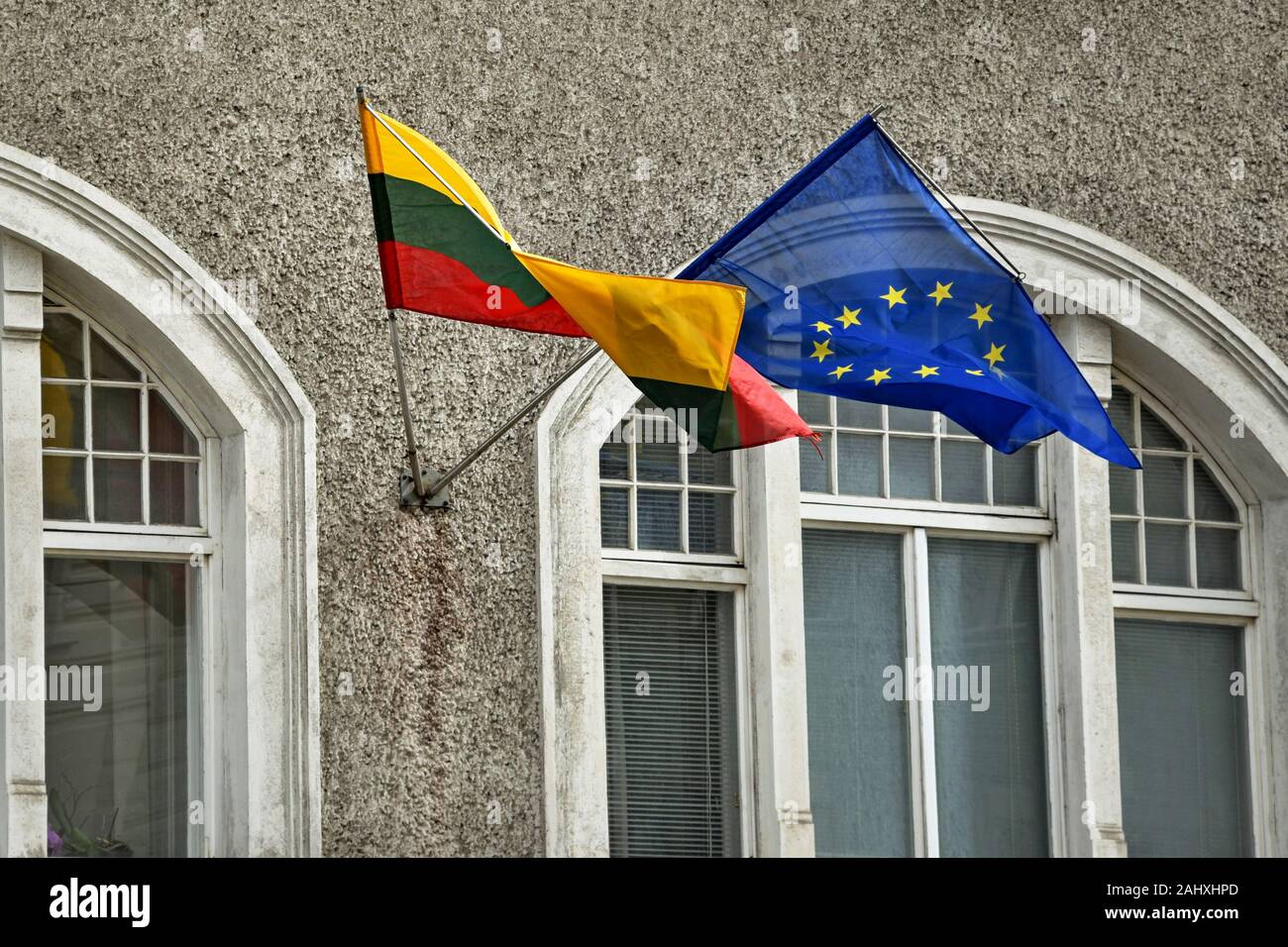 Flags on the wall hi-res stock photography and images - Alamy