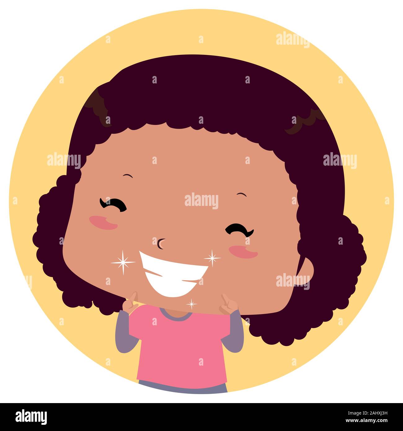 Child showing teeth Cut Out Stock Images & Pictures - Alamy