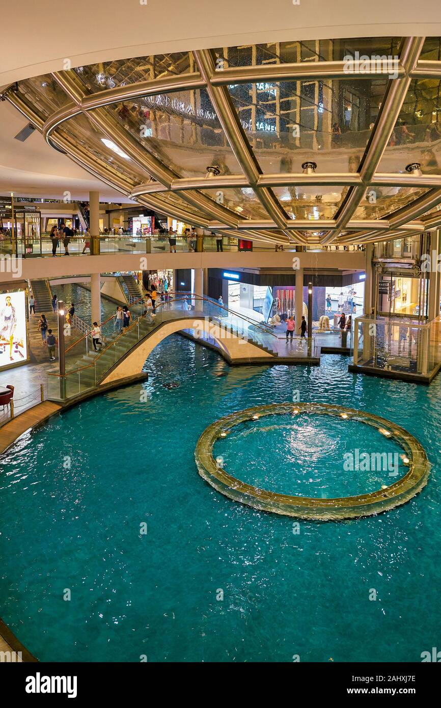 Singapore rain oculus hi-res stock photography and images - Alamy