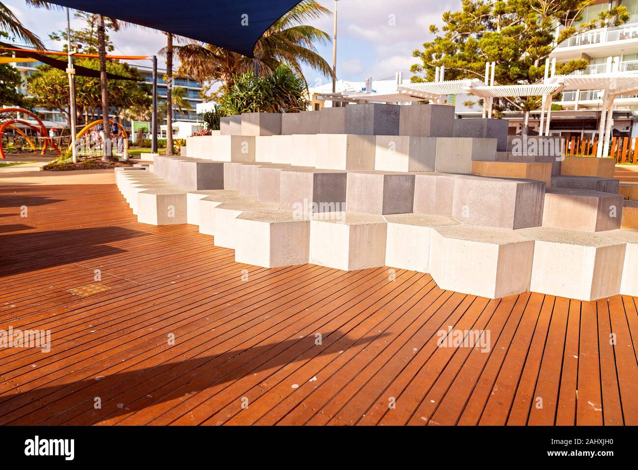 Stepping blocks for children to play on or adults to sit on at a ...