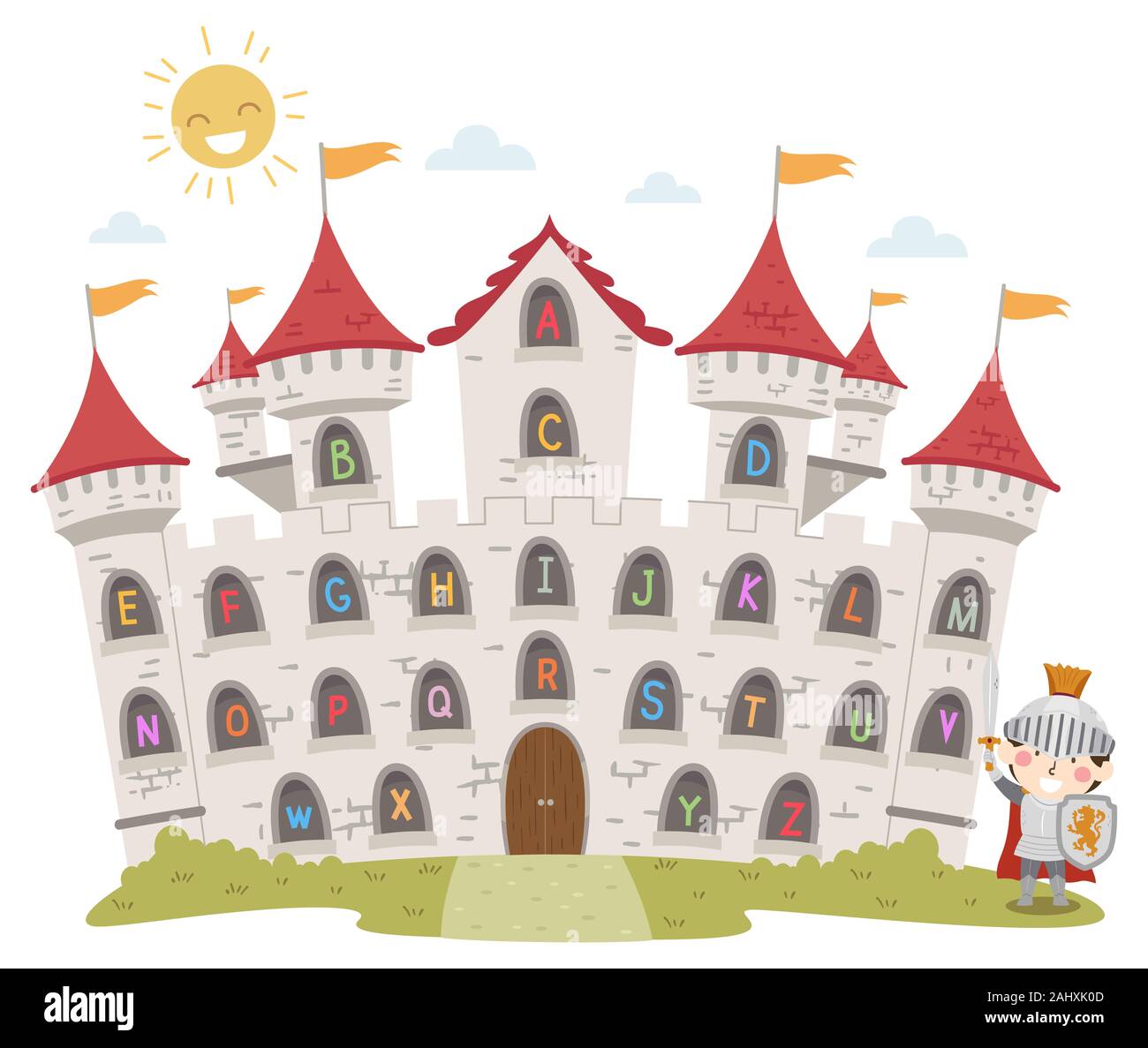 Castle fortress medieval boy hi-res stock photography and images - Alamy