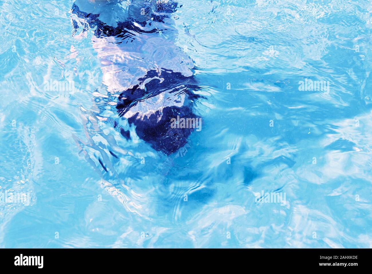 Underwater pool handstand hi-res stock photography and images - Alamy