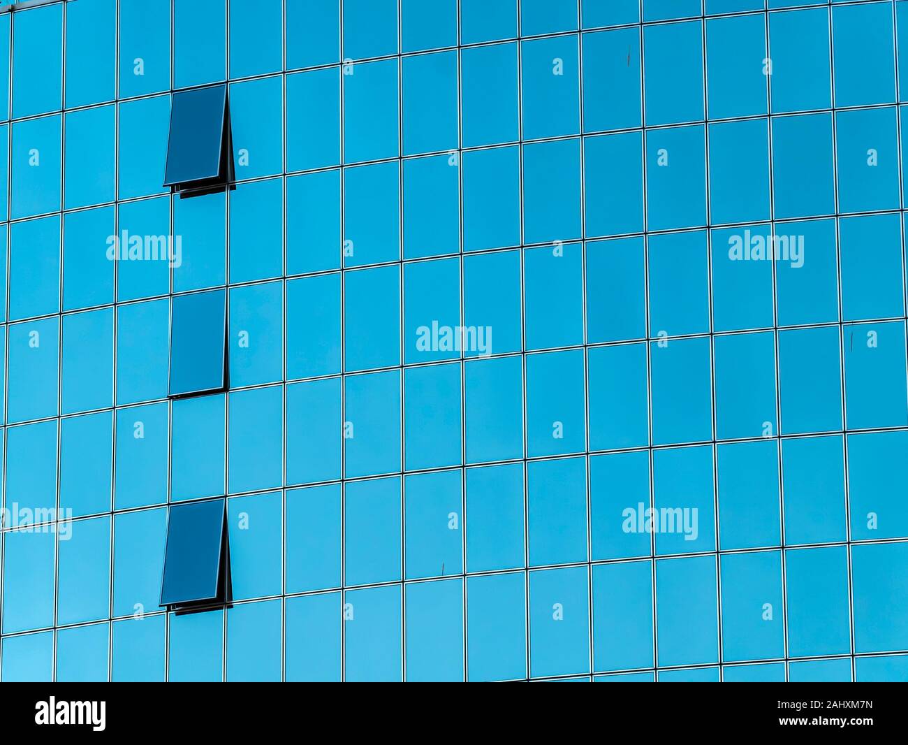 Glass windows of an office building. Background image. Place for text ...