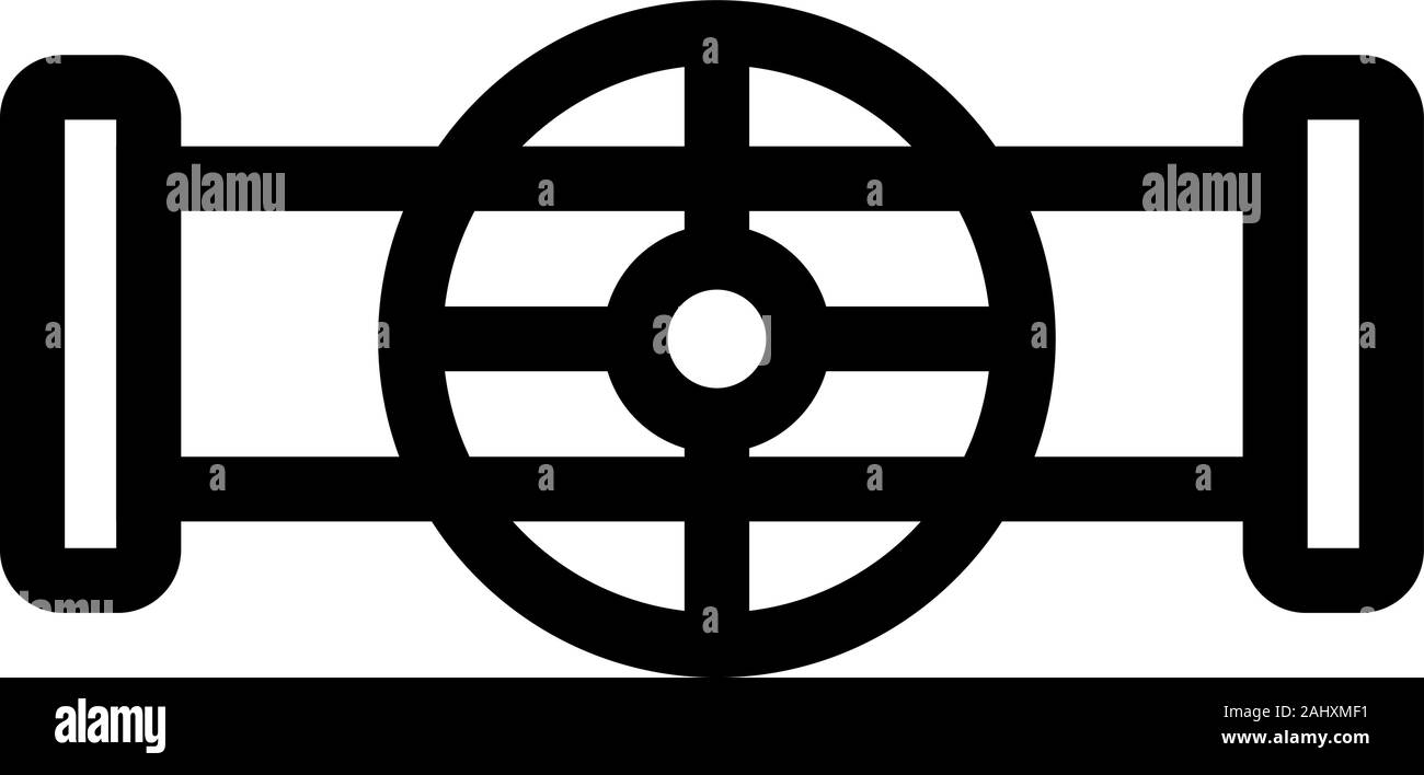 tap valve icon vector. Isolated contour symbol illustration Stock ...