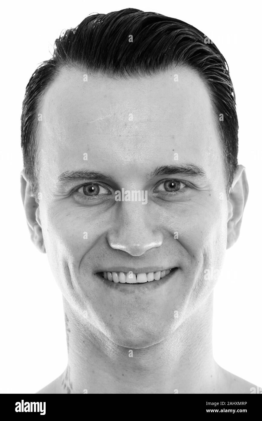 Handsome man portrait Black and White Stock Photos & Images - Alamy