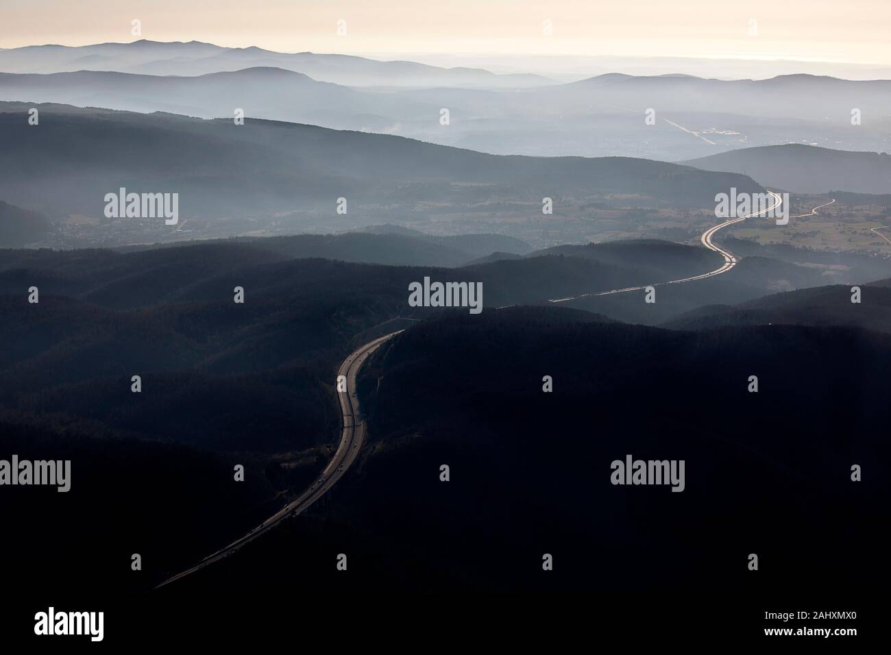 Car driving on highway panoramic hi-res stock photography and images ...