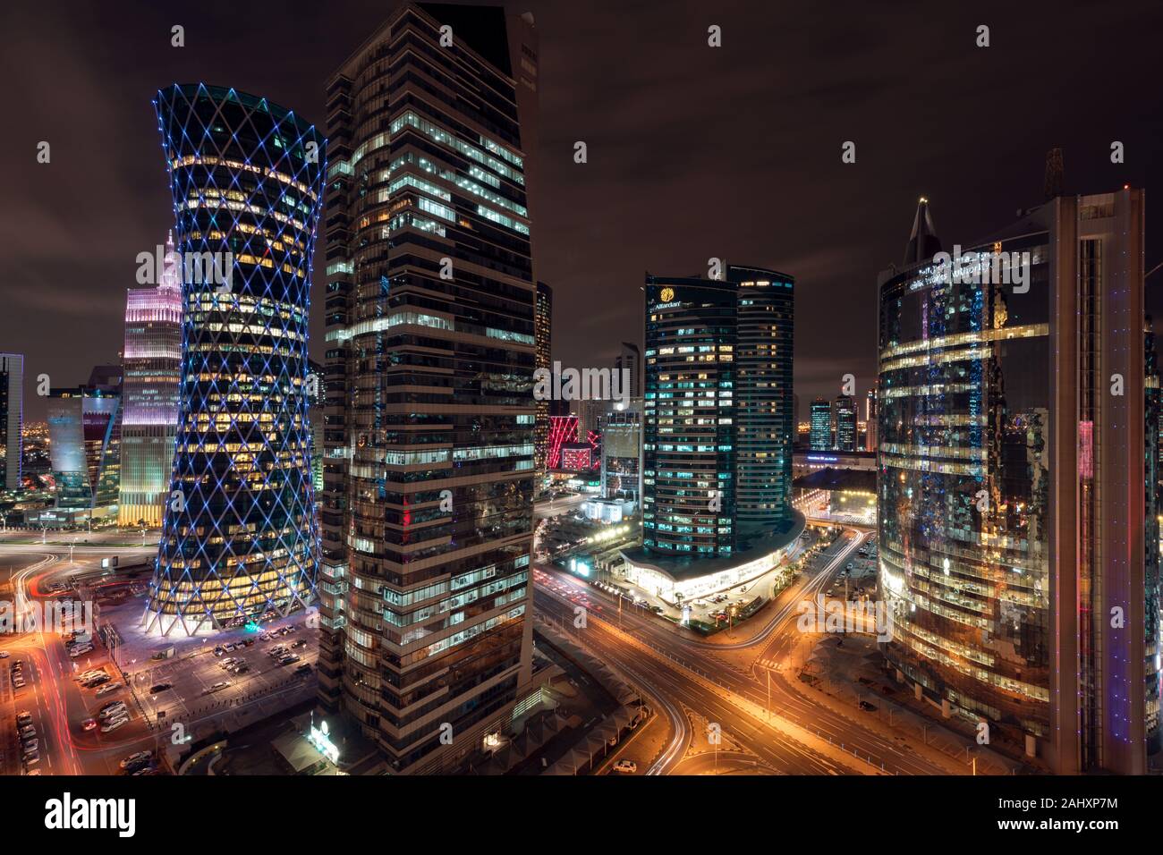 Beautiful night view of west bay area Stock Photo - Alamy