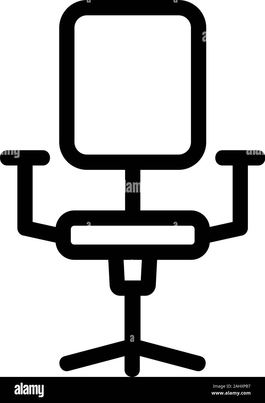 The work chair icon is a vector. Isolated contour symbol illustration ...