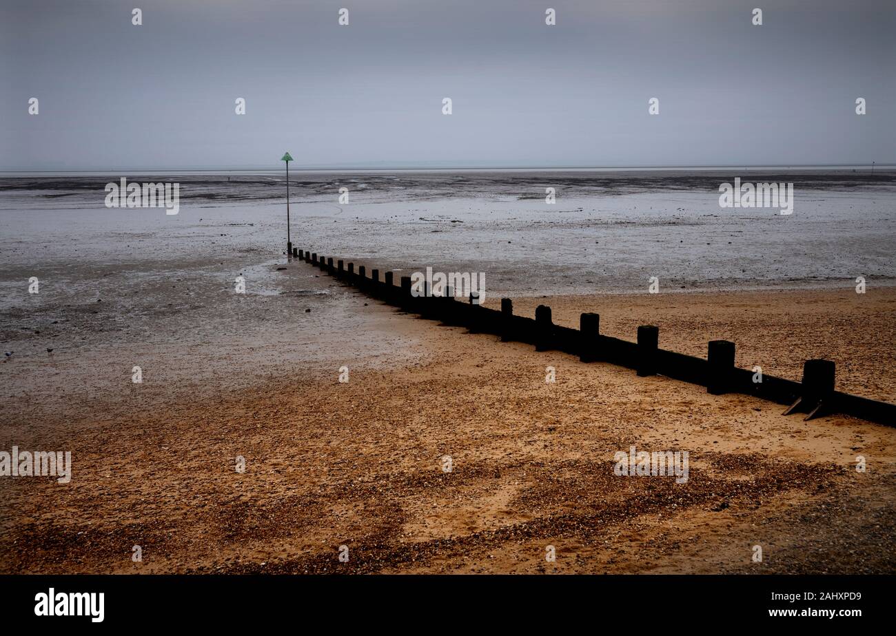 Southend on Sea Essex Thames Estuary sea front. Jan 2020 Stock Photo ...