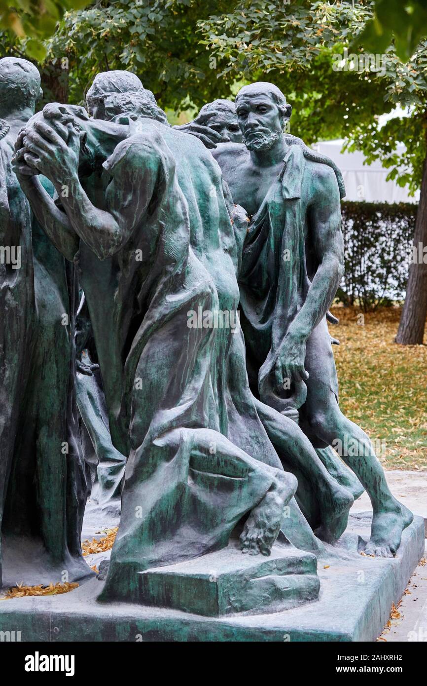 Auguste rodin the burghers of calais hi-res stock photography and ...