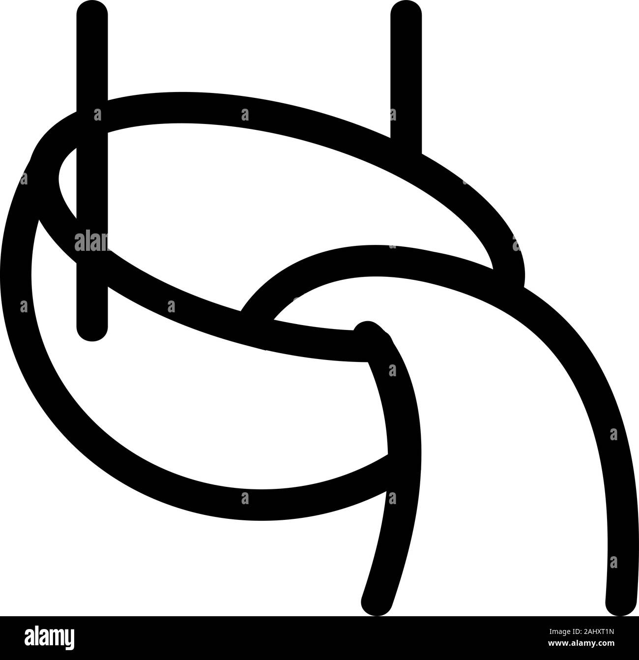 molten metal icon vector. Isolated contour symbol illustration Stock ...