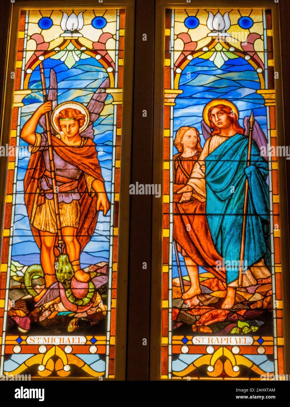 Church of saint raphael the archangel hi-res stock photography and ...