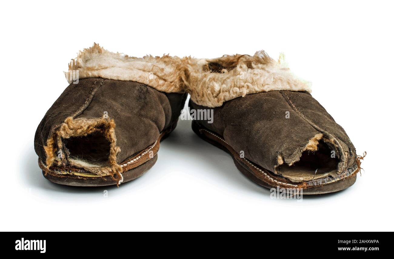 Old torn boots leather hi-res stock photography and images - Alamy