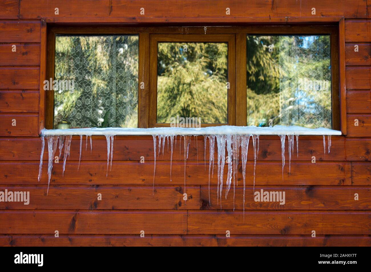 Icicle and windows hi-res stock photography and images - Alamy