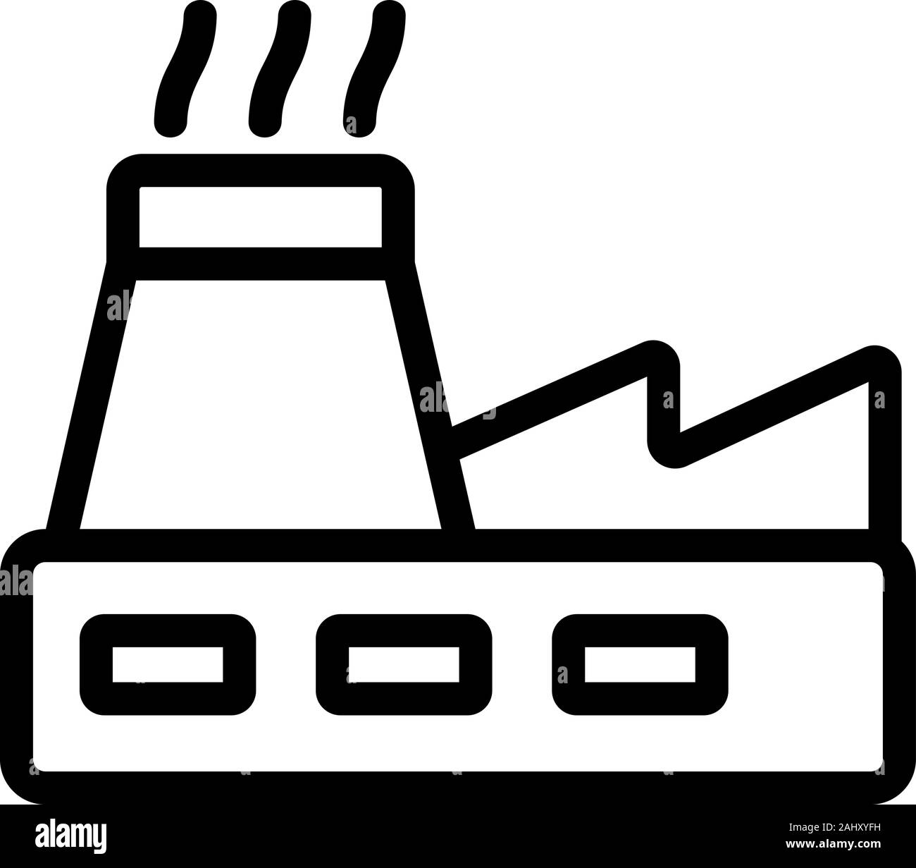 metallurgist plant icon vector. Isolated contour symbol illustration ...