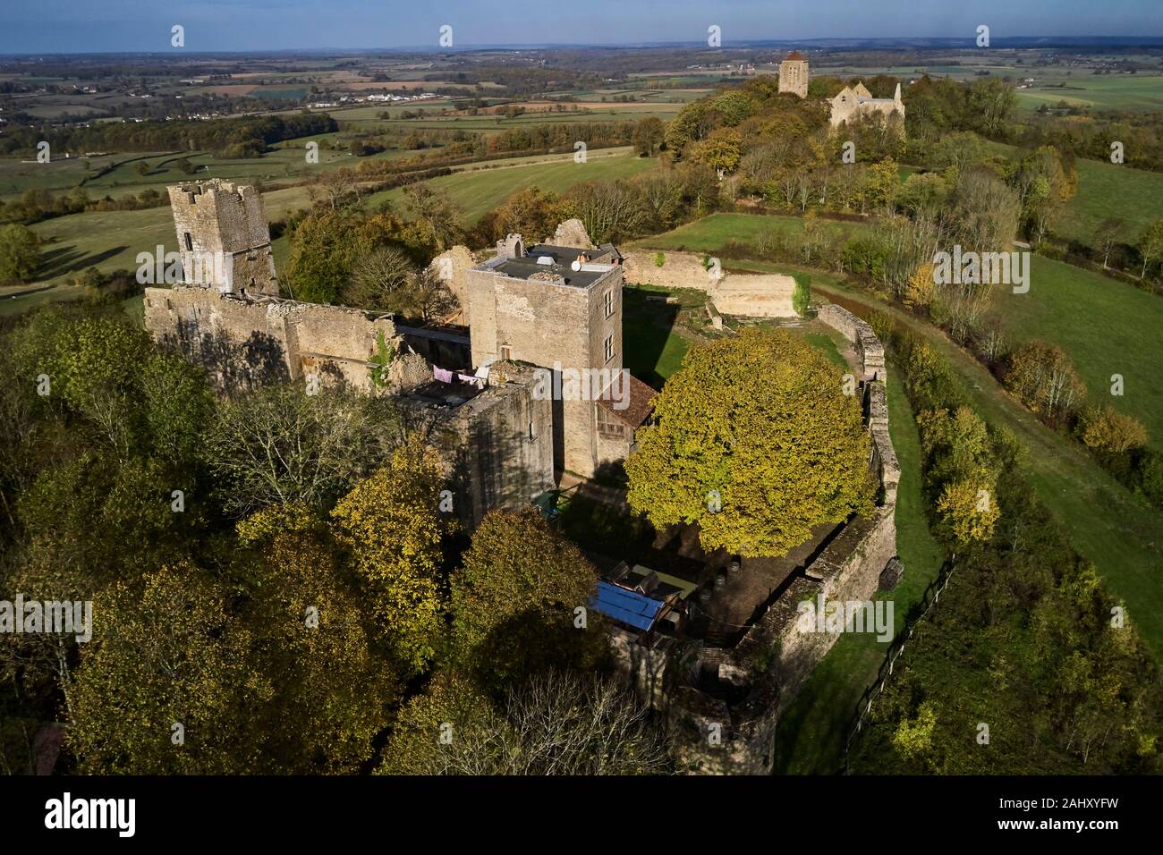 France, Côte d'Or, Morvan park, Précy-sous-Thil, Thil mound, collegiate ...