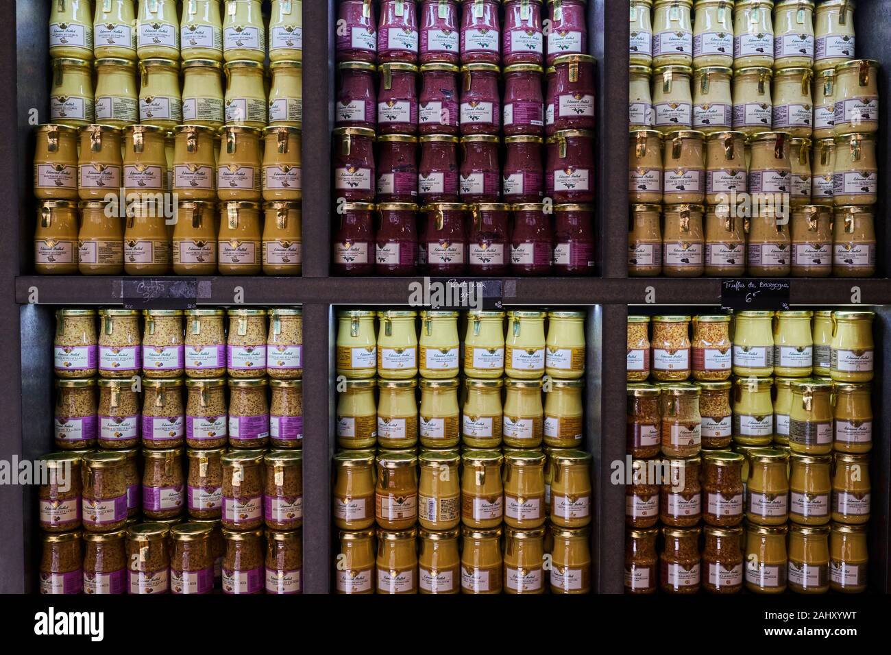 France, Côte d'Or, Beaune, Fallot mustard factory Stock Photo - Alamy