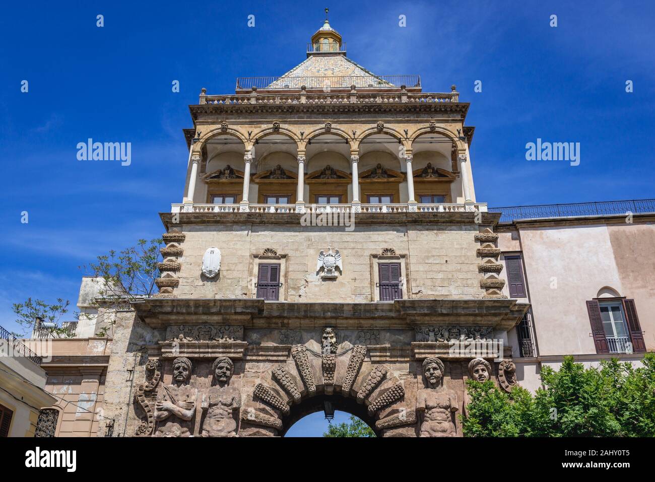 Palermo City Gate High Resolution Stock Photography and Images - Alamy