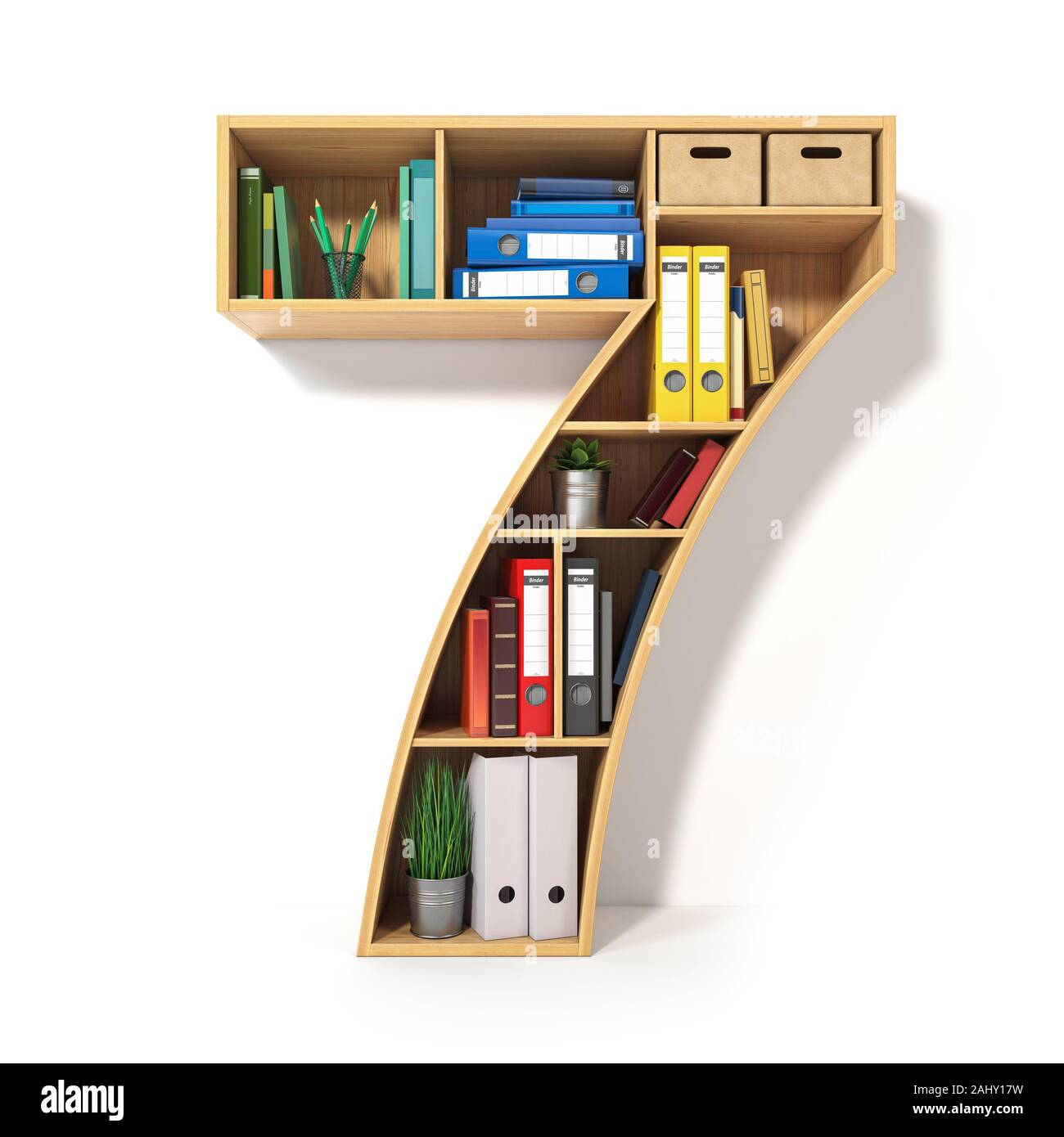 School number 7 Cut Out Stock Images & Pictures - Alamy