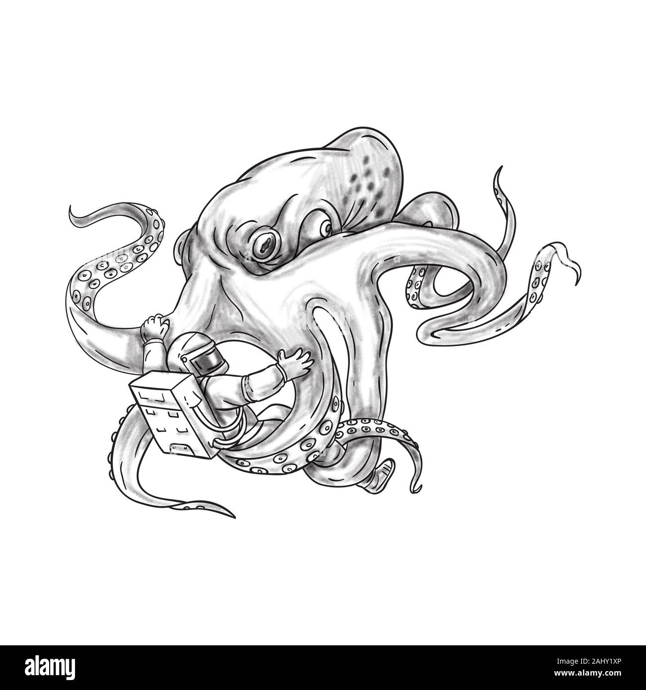 Giant Octopus Illustration