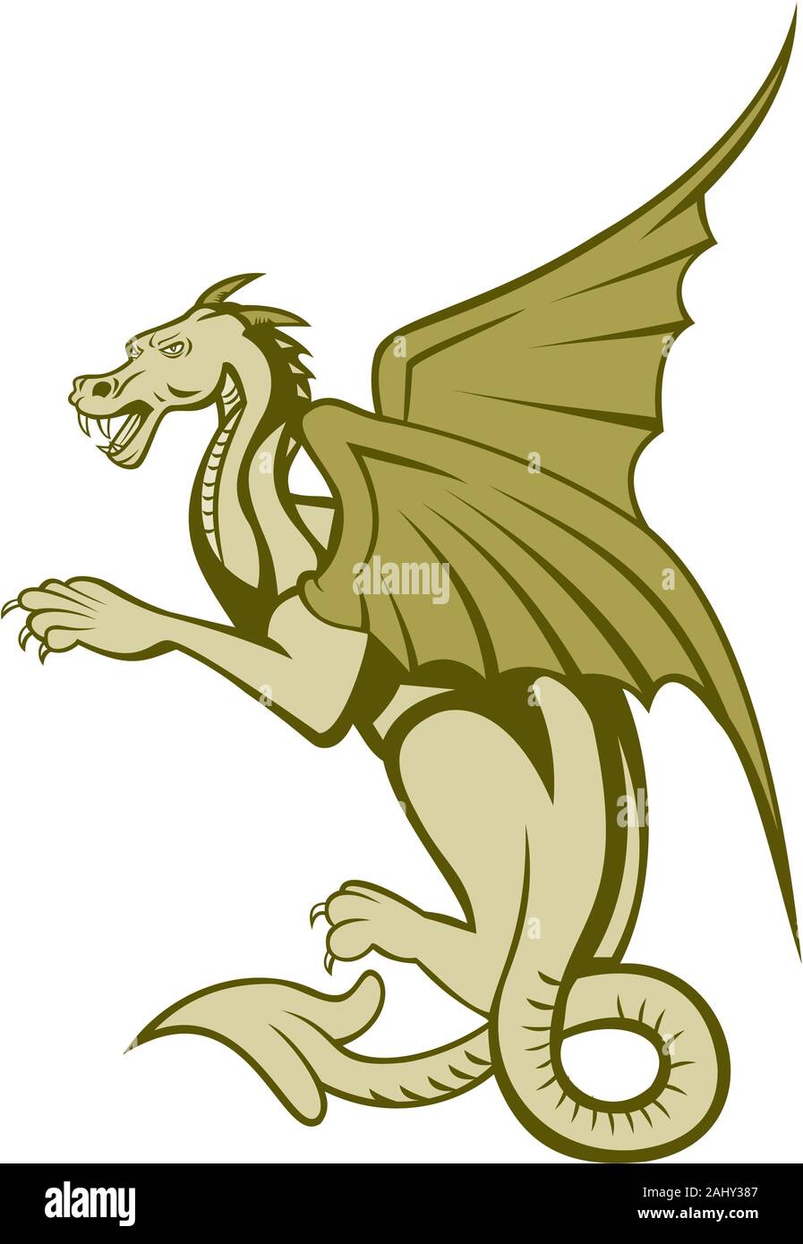Dragon full body hi-res stock photography and images - Alamy