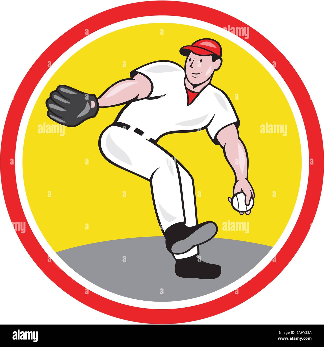 Pitcher throwing baseball hi-res stock photography and images - Alamy