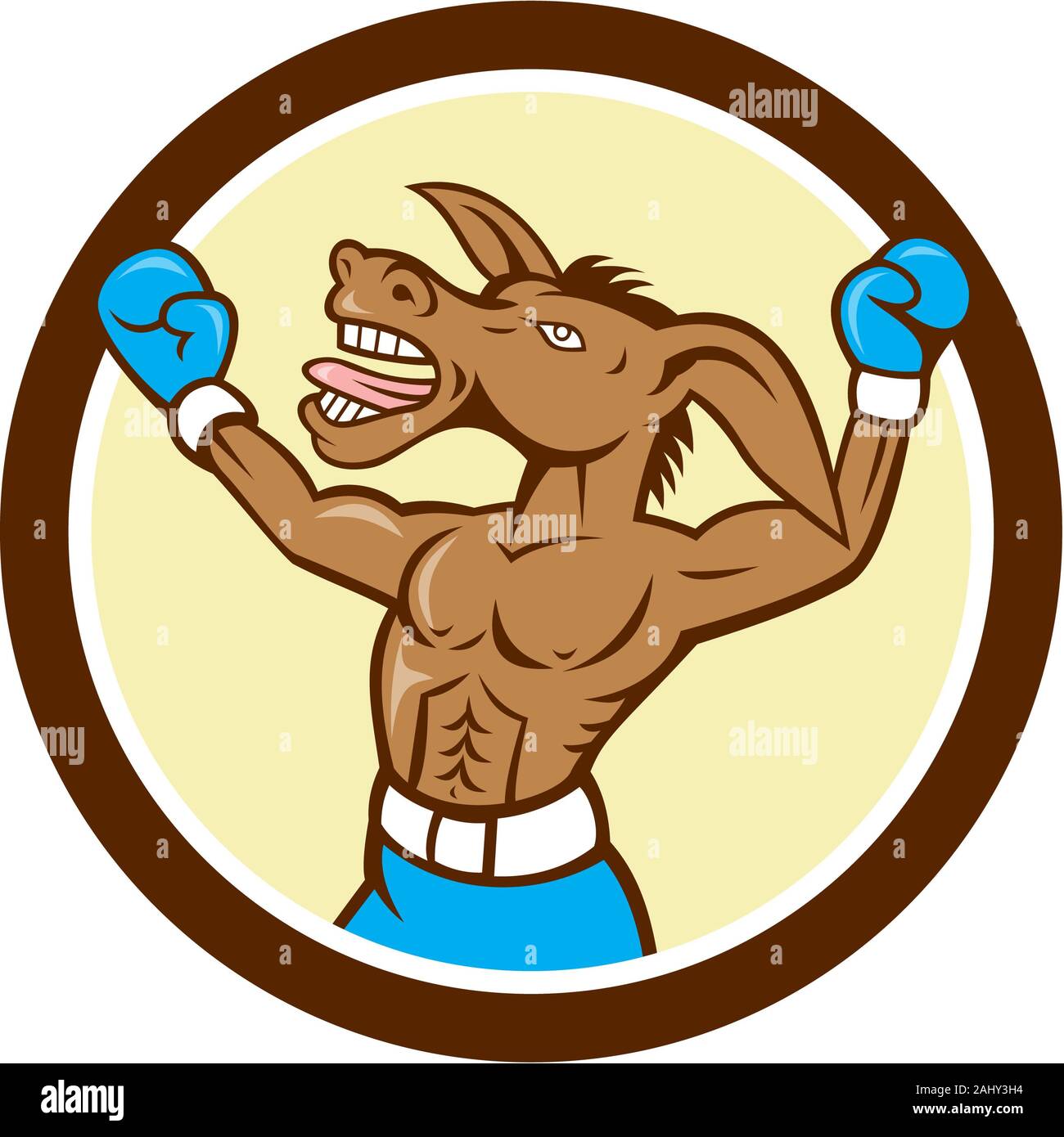 Cartoon boxer hi-res stock photography and images - Alamy