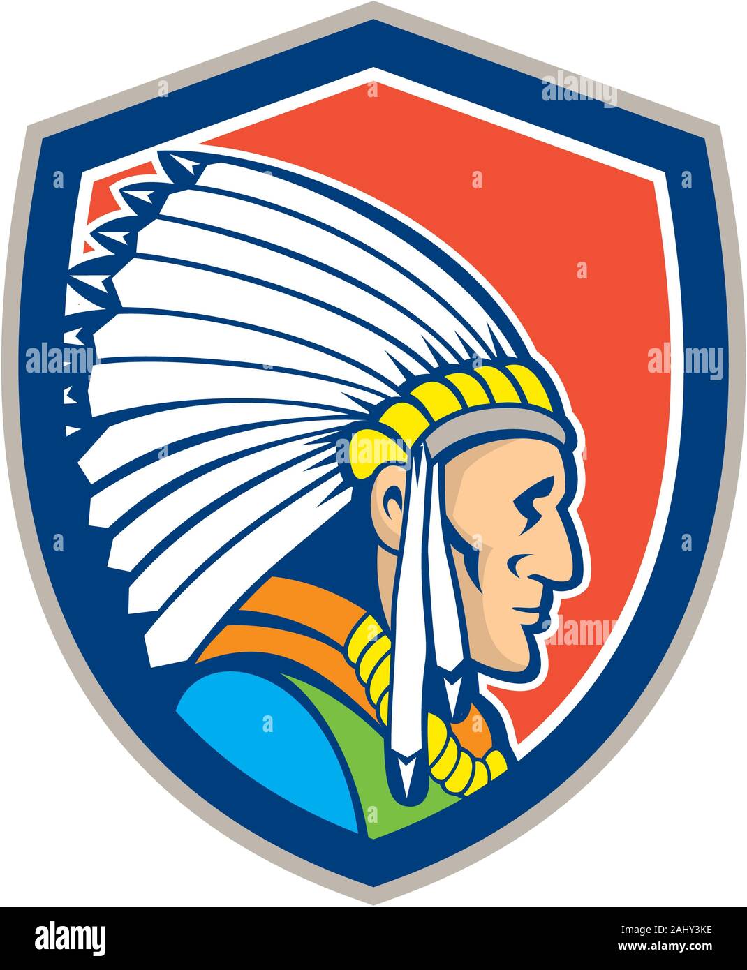 Native american indian chief hi-res stock photography and images - Alamy